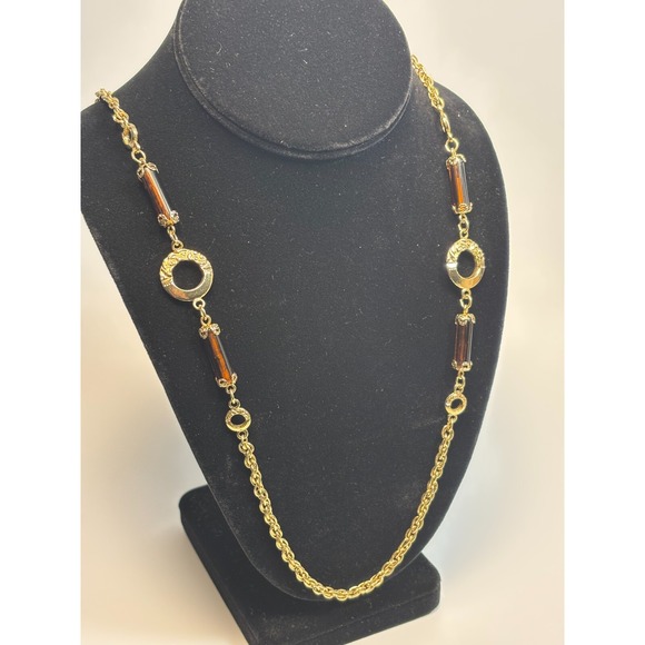 Sarah Coventry | Jewelry | Necklace Sarah Coventry Emberwood Chain Link ...